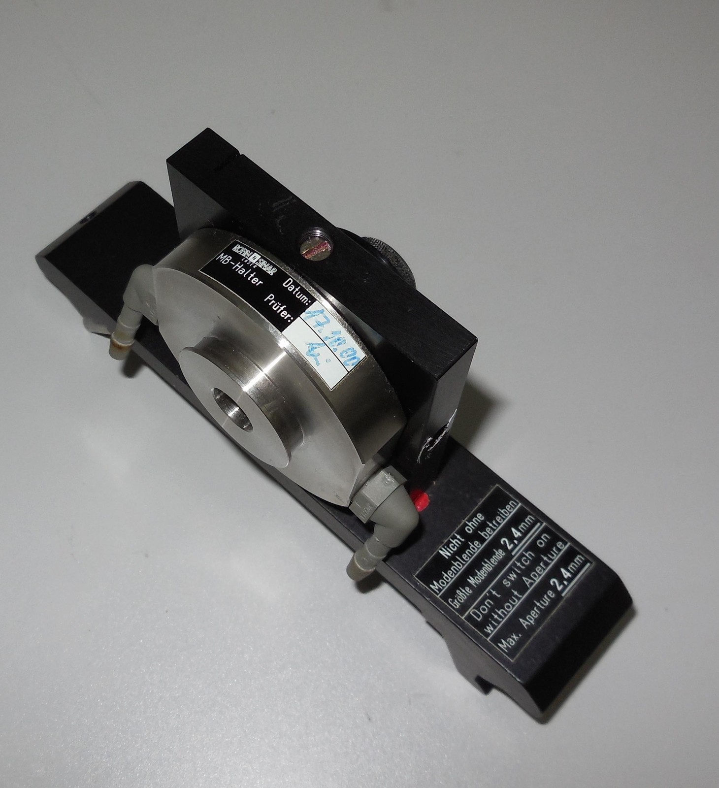 Rofin Sinar water cooled Laser Spatial Filter Max aperture 2.4mm Datum ...