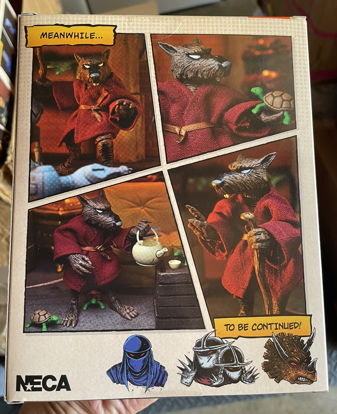 Teenage Mutant Ninja Turtles TMNT NECA Eastman Laird Comic Splinter ...