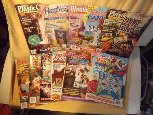 Lot of 11 PLASTIC CANVAS WORLD 1996 Magazines | eBay