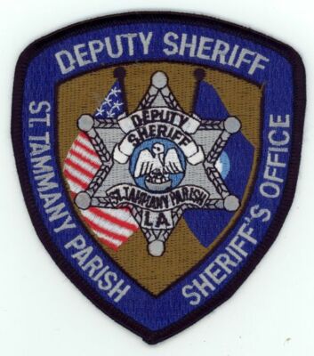 LOUISIANA ST TAMMANY PARISH SHERIFF OFFICE DEPUTY SHOULDER PATCH POLICE ...