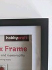 Hobbycraft Shadow Box Frame 25x25cm Black; Arts; Crafts; Deep Setting ...