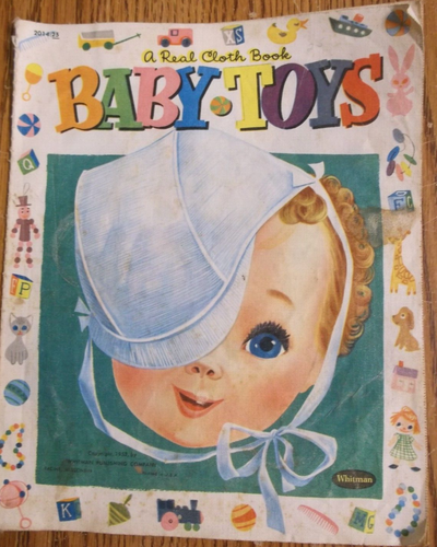 1950s Whitman BABY TOYS - A Real Cloth Book | eBay