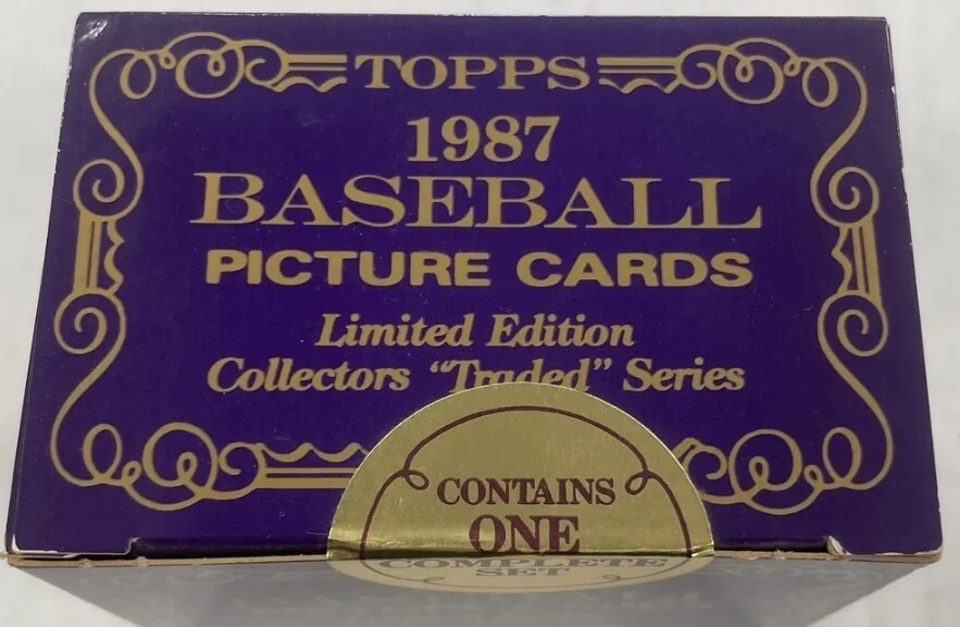 1987 Topps Traded Tiffany MLB Baseball Factory Sealed Complete Set New ...