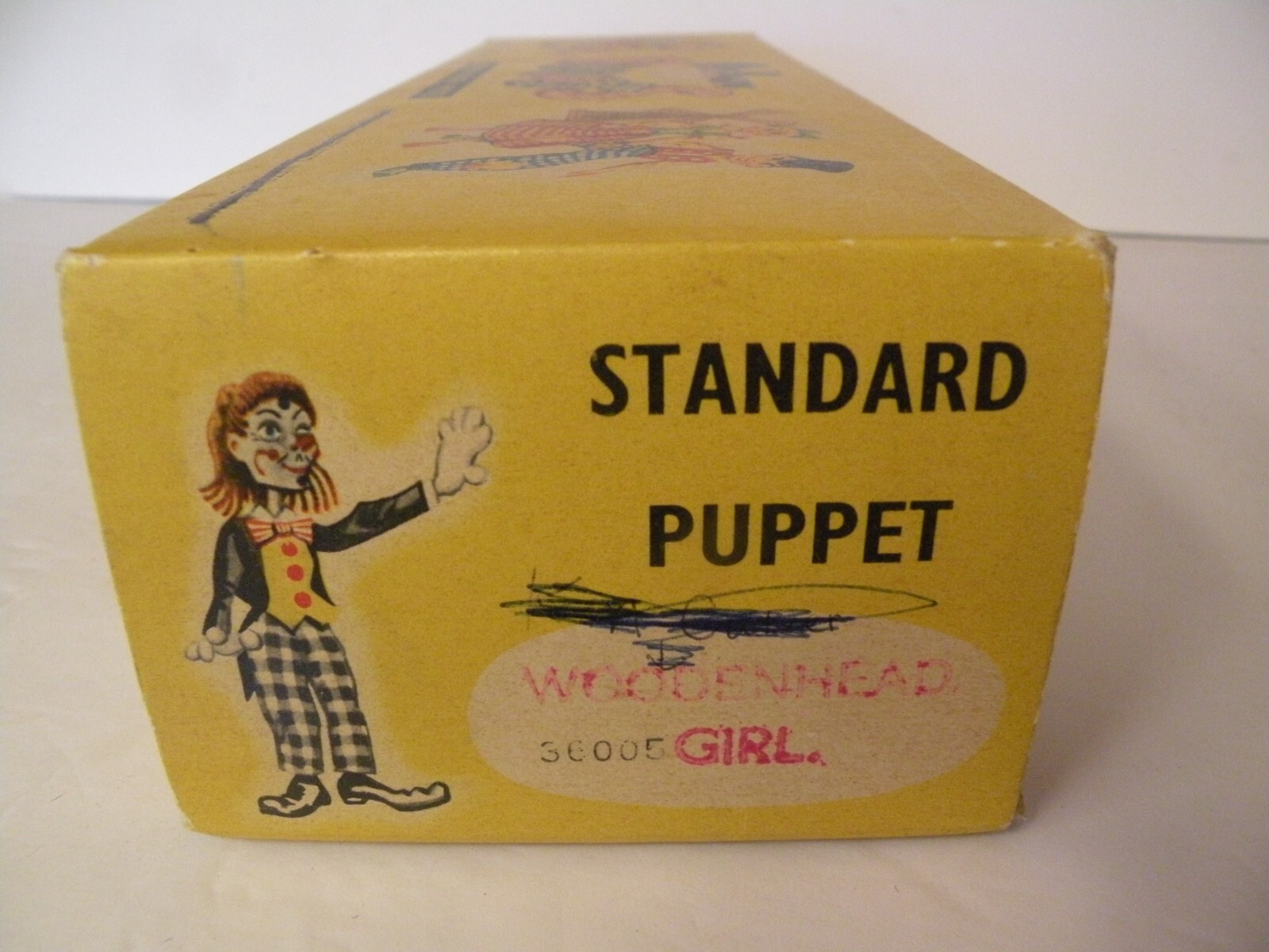 1960s CHILDREN PELHAM PUPPETS HAND MADE WOODENHEAD GIRL #36005 ENGLAND ...