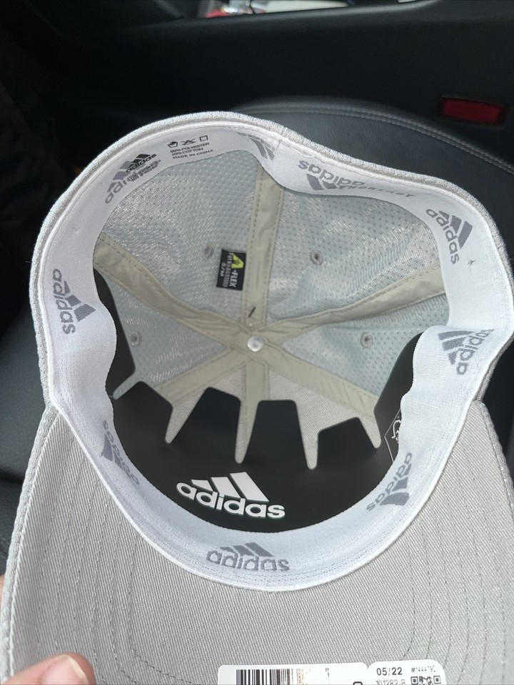 New Adidas Zags II AFlex Baseball Cap Hat Aeroready Men Small Medium ...