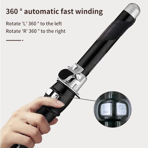 Hair Curler: Auto Curling Iron, LCD Temperature Control, Fast Shipping ...
