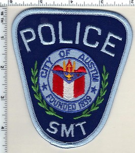 City of Austin Police (Texas) "SMT" Shoulder Patch from 1997 | eBay