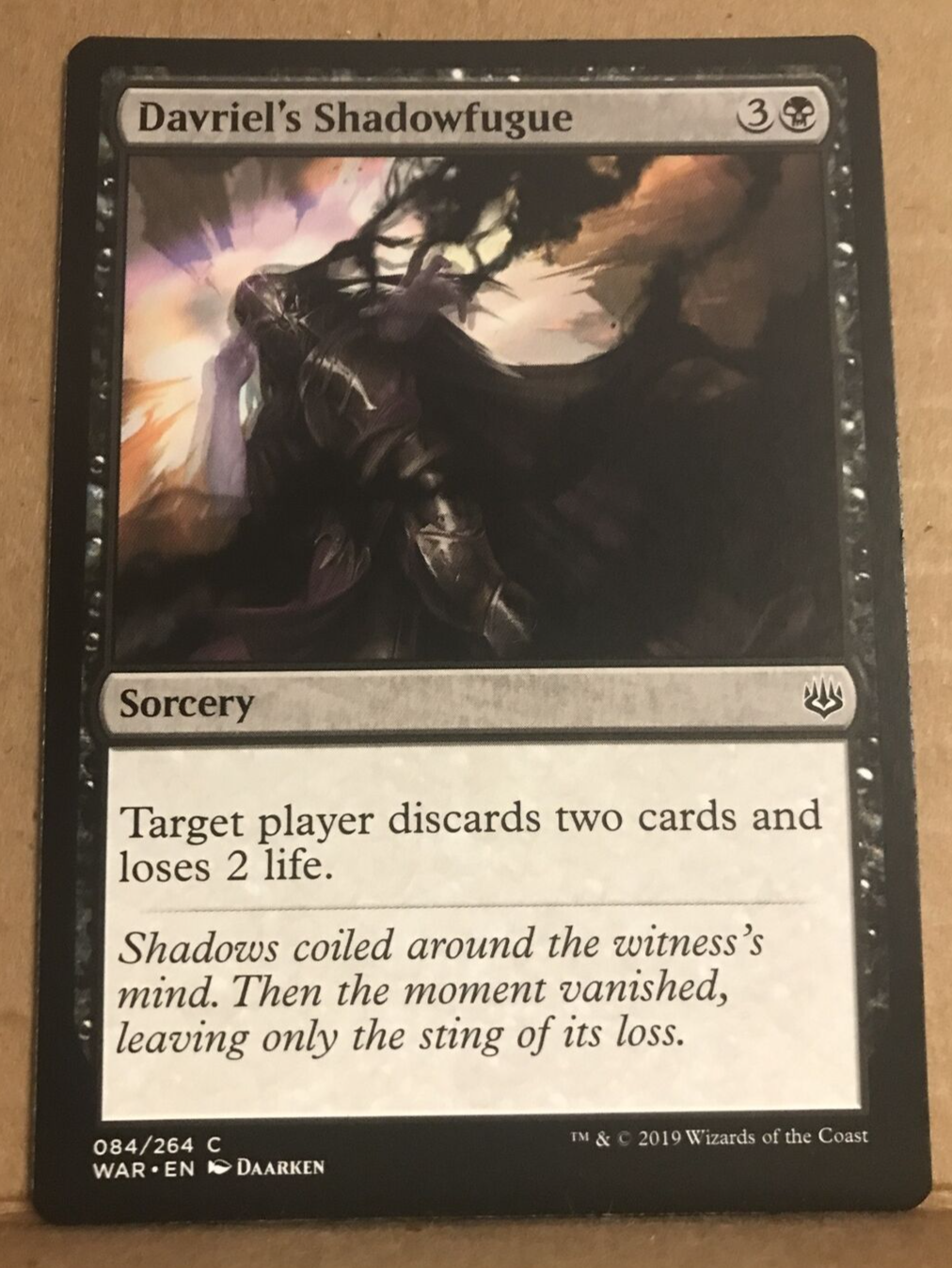 Davriel's Shadowfugue MTG War of the Spark 084/264 Regular Common | eBay