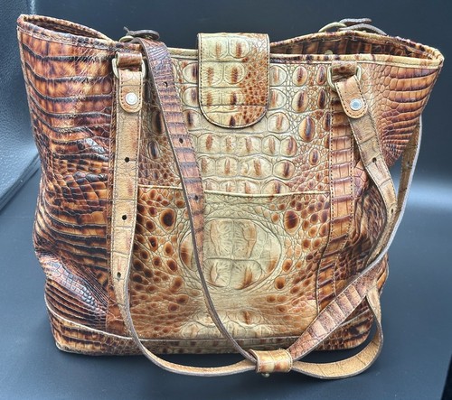 Brahmin vintage handbag with pouch inside to carry wallet and extra. | eBay