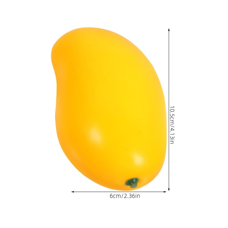 5 Pcs Desktop Fake Mango Decor Kitchen Fruit Artificial Decoration for ...