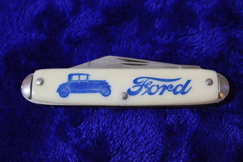 Novelty 2 Blade Ford Pocket Knife Accessory Truck Bronco Falcon Galaxie ...