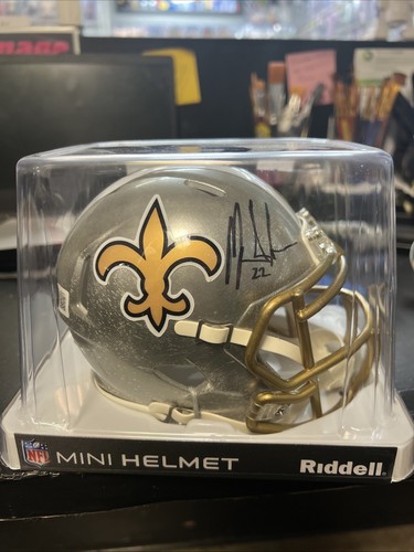 Mark Ingram Autographed New Orleans Saints Flash Mini Football Helmet ...