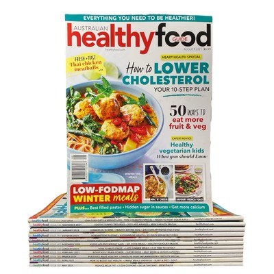Australian Healthy Food Guide Magazine Lot x 10 Health Diet Recipes ...