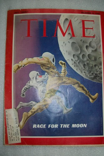 Time Magazine - December 6, 1968 - Race for the Moon - Moon Article | eBay