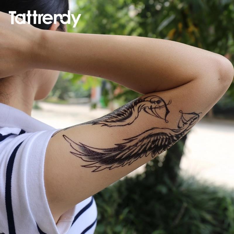 Angel Wing Tattoos On Back And Arms