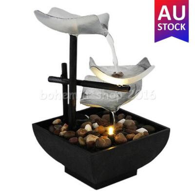 Water Fountain Flowing Feng Shui Waterfall Indoor Home Decoration ...