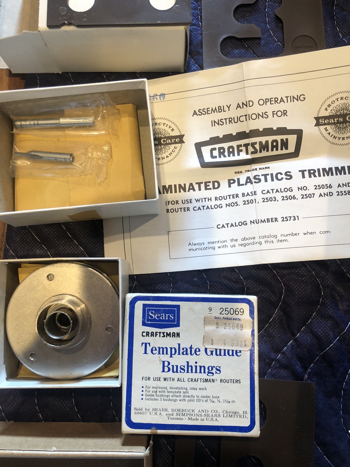 Vintage Sears Craftsman 315.25070 Heavy Duty 1HP Power Router with Case ...