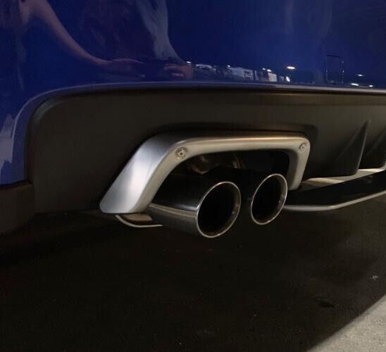JDM OEM WRX VA Exhaust Finisher Scarf Set Stainless E7717VA100 IMPREZA ...