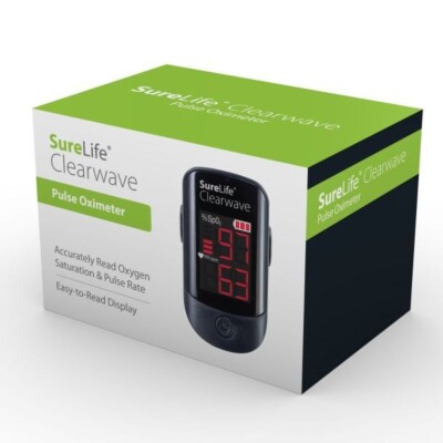 Fingertip Pulse Oximeters, Sp02 Monitor, Digital Display w Pulse Bar ...