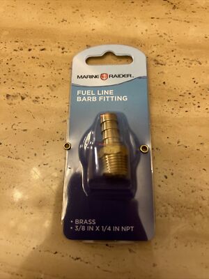 Marine Raider Fuel Line Barb Fitting 3/8" | eBay