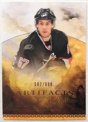 2010-11 JEROME SAMSON UD ARTIFACTS ROOKIE #119 HURRICANES #592/999 | eBay