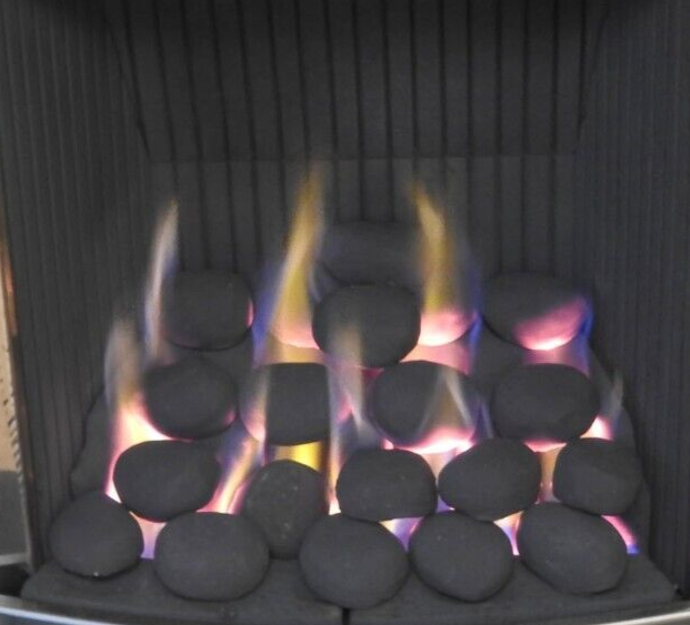 Gas fire coals Cast 20 Standard replacement gas fire coal for gas fire ...