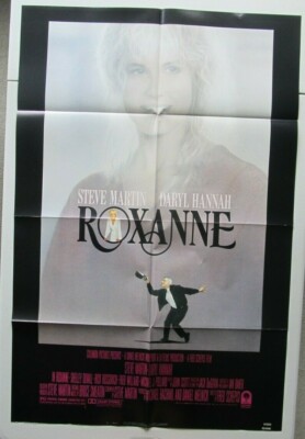 ROXANNE ORIGINAL FOLDED 27X41 MOVIE POSTER 1987 DARYL HANNAH STEVE ...