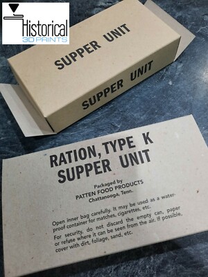 WW2 US K-Ration Ration Box Set for Re-enactment (Set of 3) | eBay