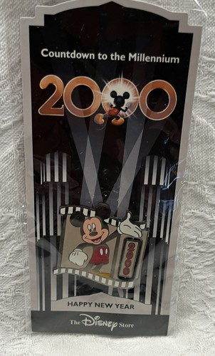 Disney 2000 Countdown To Millennium Pin #1 Mickey Mouse Happy New Year ...