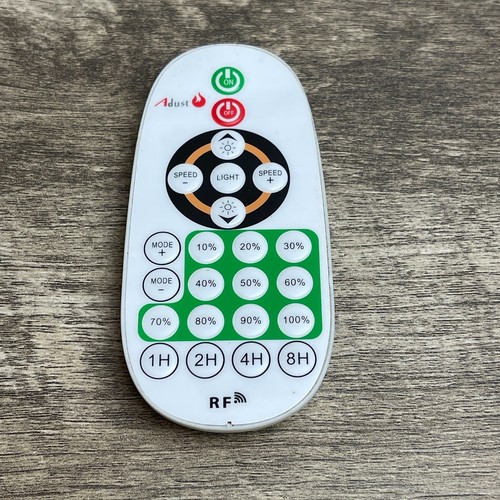 Adust White Handheld Wireless RF Remote Control for 1500W Outdoor ...