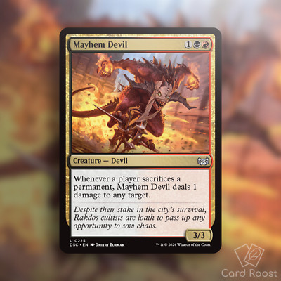 MTG Magic Mayhem Devil 0225 Commander: Duskmourn: House of Horror DSC | eBay