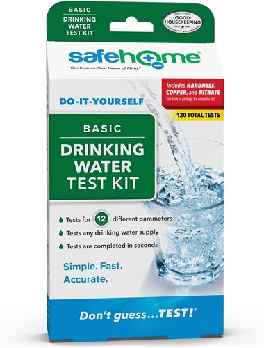 Safe Home Basic Drinking Water Quality Test Kit Checks for 12 Different ...