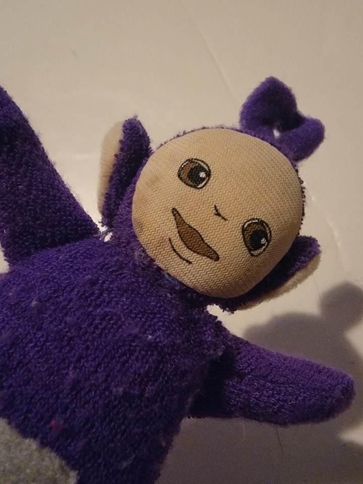 Teletubbies Tinky Winky Mini Plush 1998 Ragdoll Purple Stuffed Toy ...