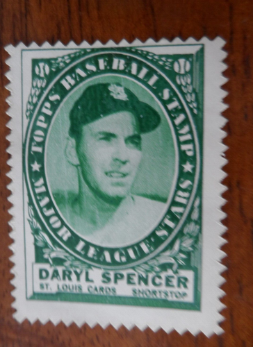 1961 TOPPS BASEBALL STAMP DARYL SPENCER ST. LOUIS CARDINALS S-687 | eBay
