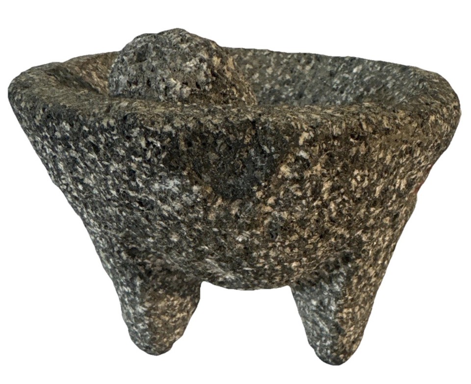 VTG Molcajete & Tejolote Traditional Mexican Granite Mortar Pestle 5.5 ...