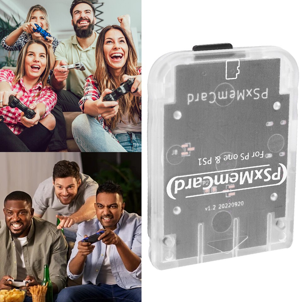 For Psxmemcard PS1 Memory Card Useful Game Saving Accessory Save Data ...