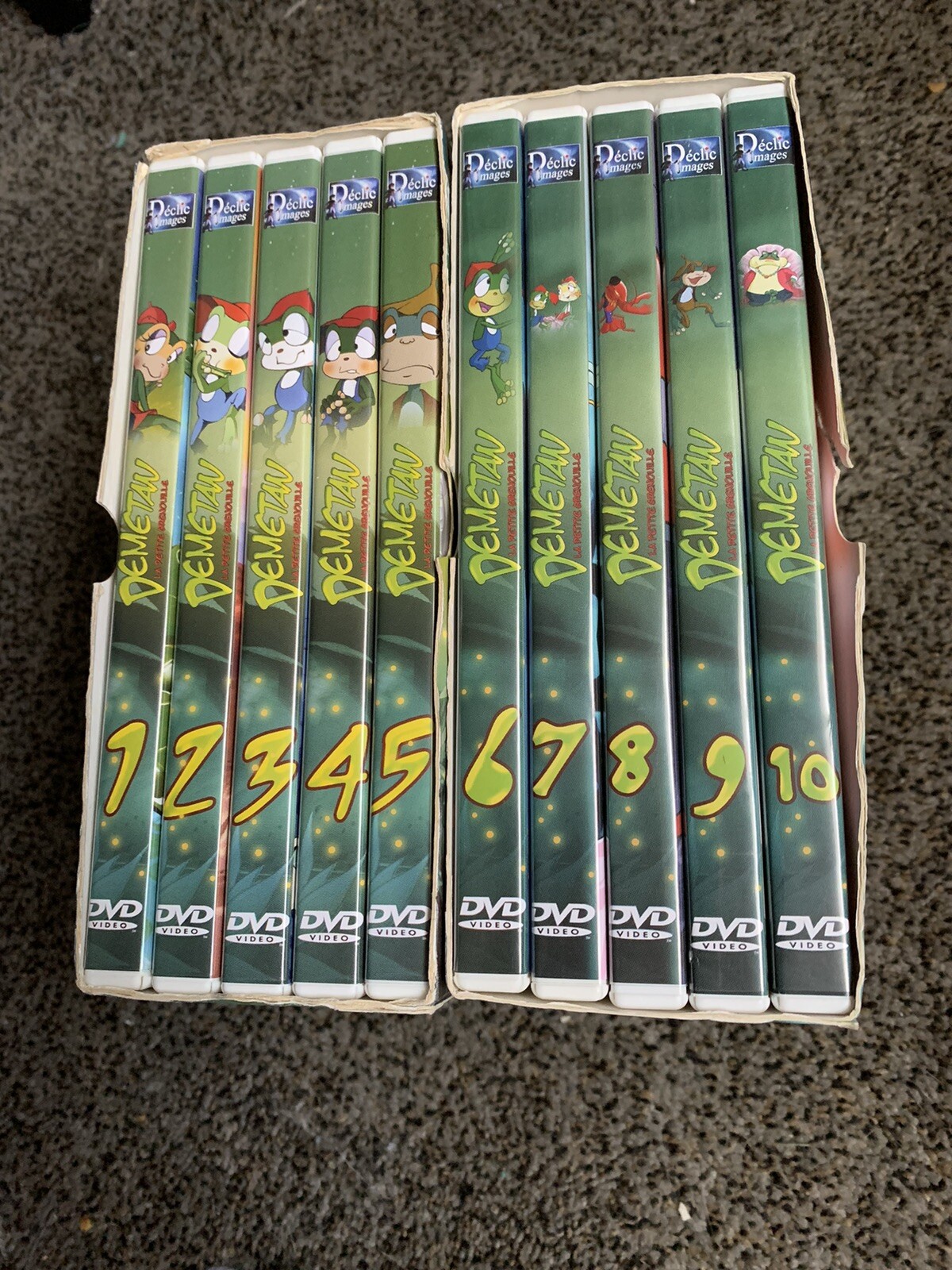 Demetan La Petite Grenouille Anime Cartoon Series Rare Complete Set 10 ...