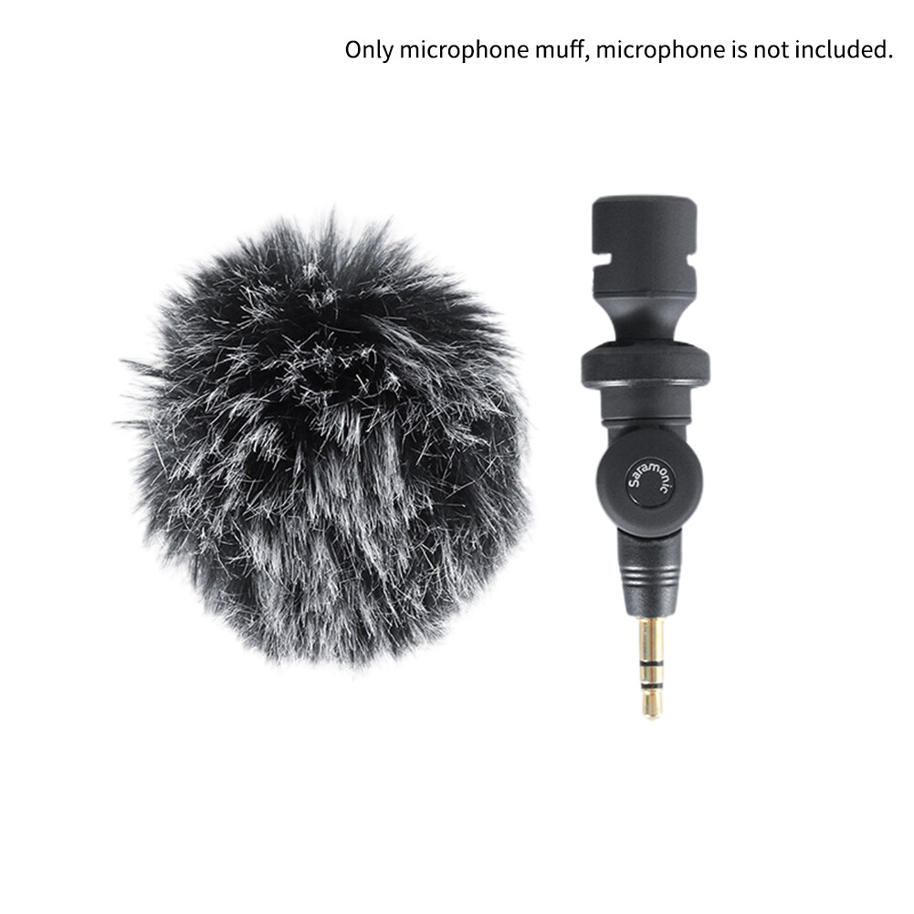 Artificial Plush Microphone Muff Noise Reduce SoftFor Saramonic SR-XM1 ...