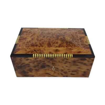 wood thuya morocco magic boxs Handmade-Carved Secret Opening Wooden ...