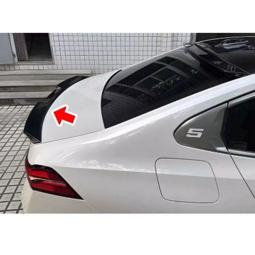 Painted Fits For 2024+ BMW 5-Series G60 4D Sedan M4 Rear Trunk Spoiler ...