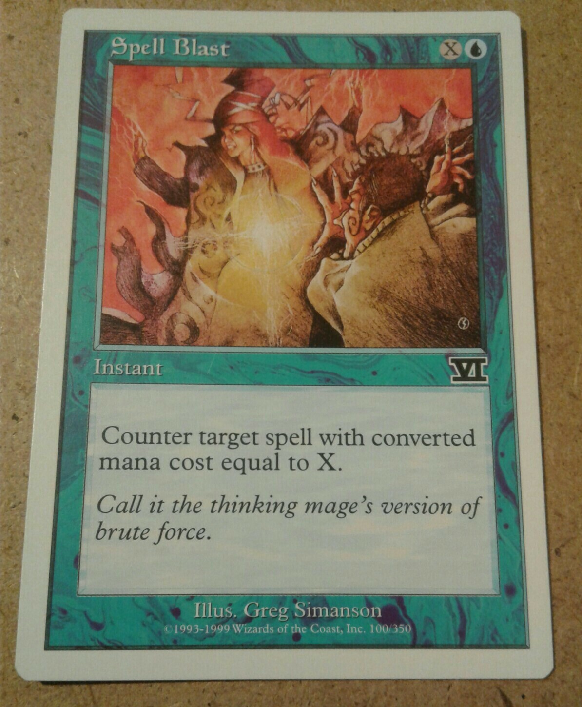 MTG Spell Blast - Instant (Magic the Gathering card) | eBay