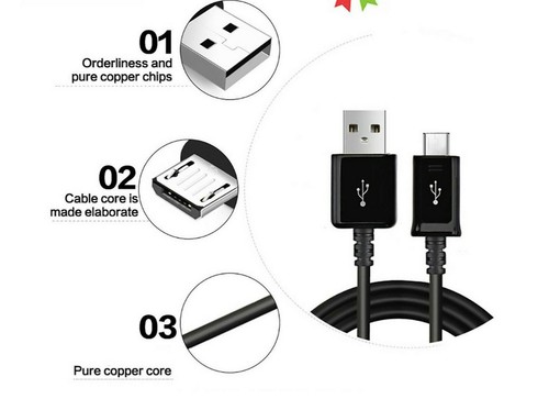XBOX ONE Charging Cable Black GamePad Controller Charger Lead Micro USB ...