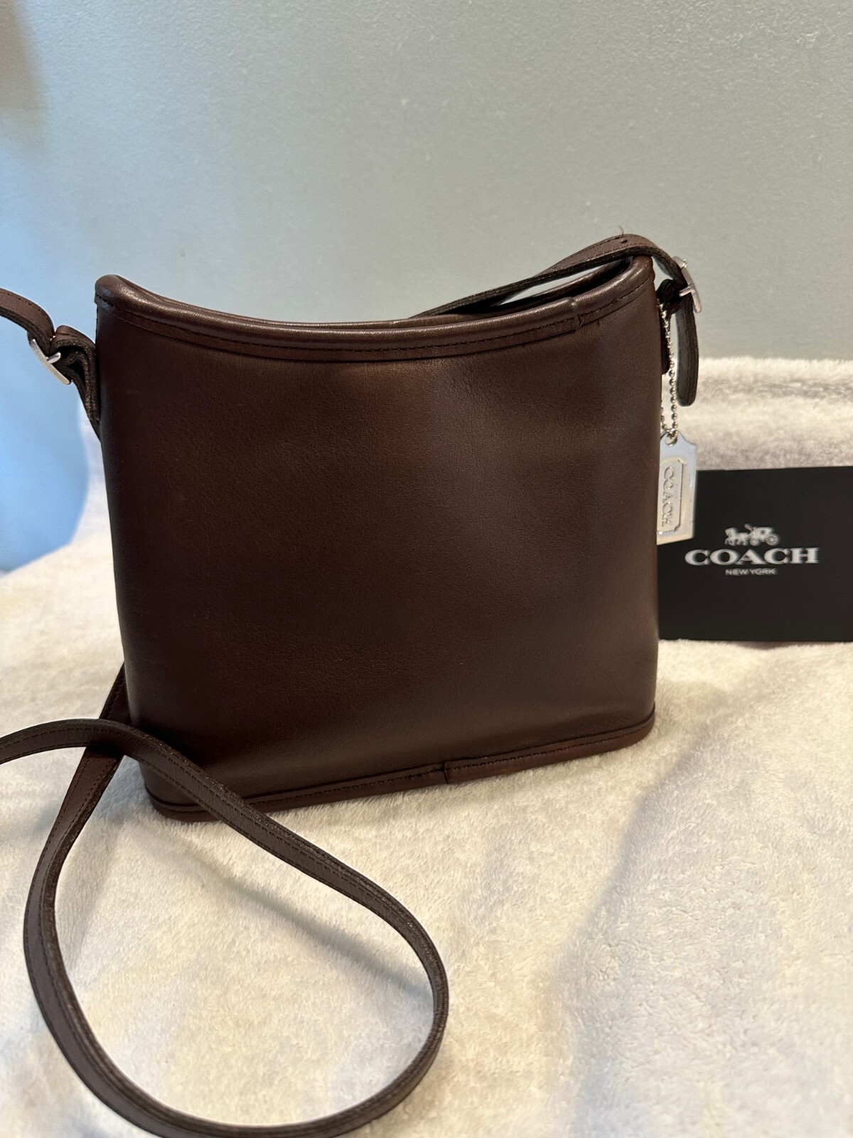 VINTAGE COACH MAMBA BAG - BROWN LEATHER - Gem