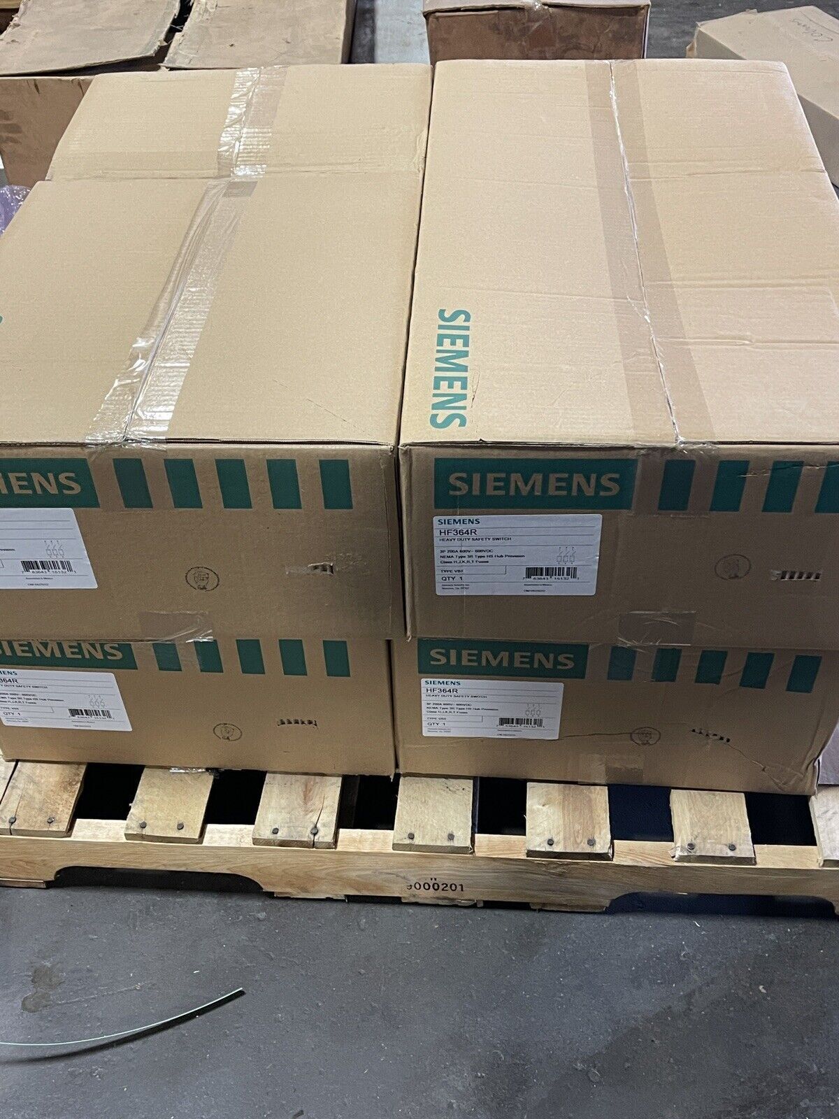 NEW SIEMENS HF364R 200A 3P 600VAC FUSIBLE | Grelly USA