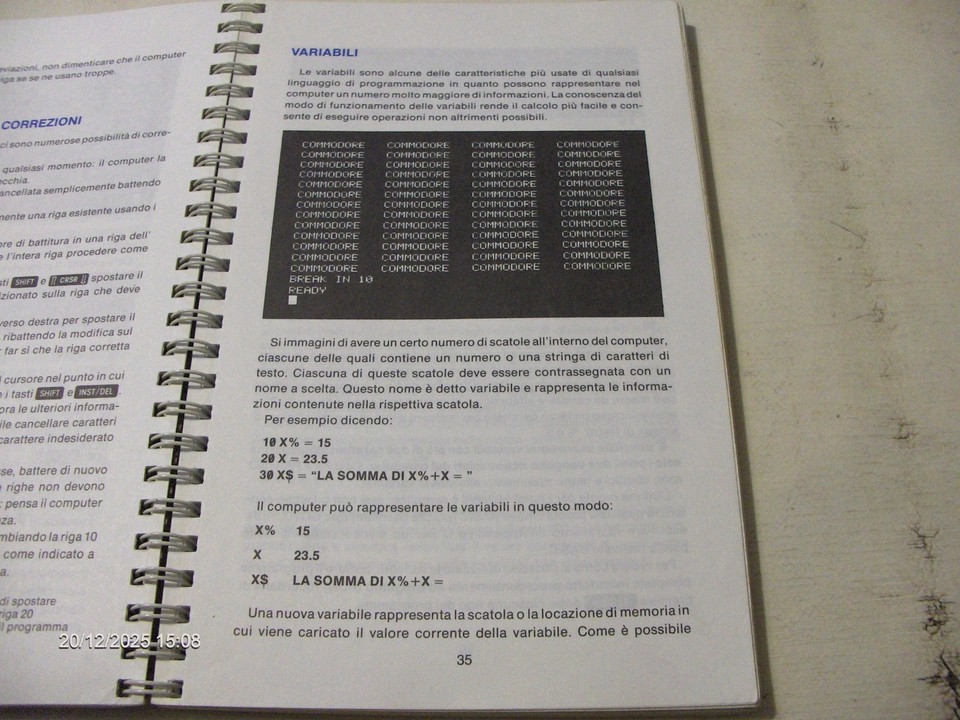 Vintage computer COMMODORE 64 manuale d'uso - Italiano. | eBay
