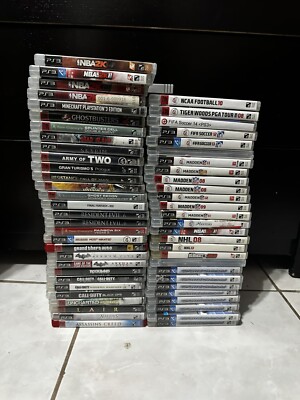 Sony Playstation 3 PS3 Game Bundle Lot Bulk (57 Games) Untested | eBay