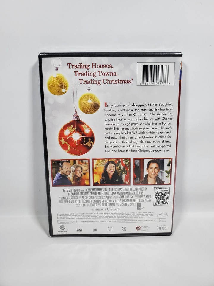 Hallmark Original Movie Debbie Macomber's Trading Christmas DVD New ...