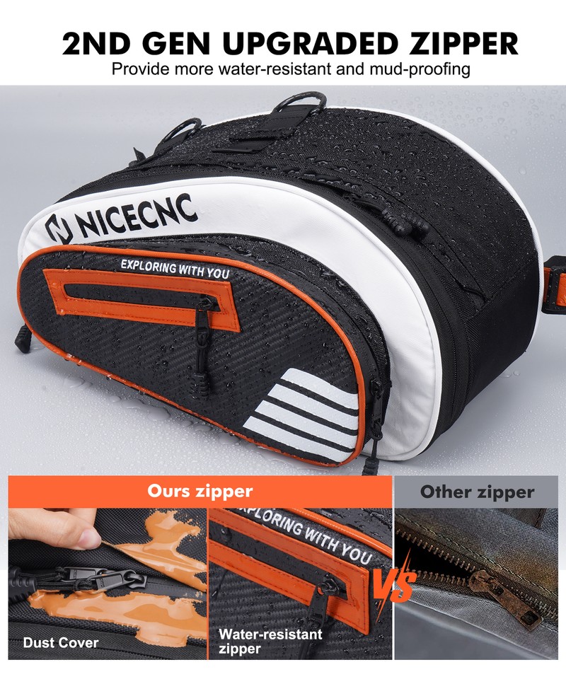 Motorcycle Saddle Bags Trunk Luggage For KTM Honda Suzuki Yamaha Enduro ...