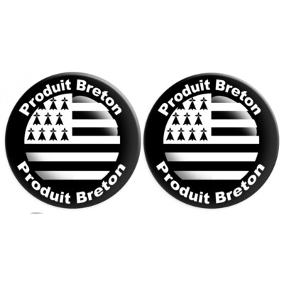 Produit breton drapeau - 2 stickers de 10cm - Sticker/autocollant | eBay