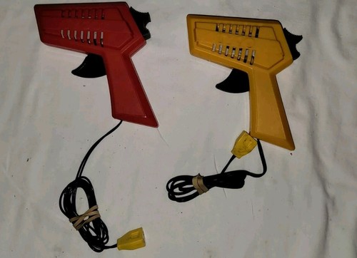 Pair Of Tyco TCR HO Slot Car Controllers Red Yellow | eBay